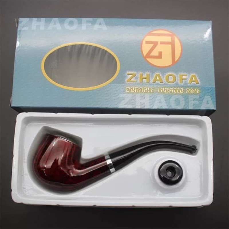 Promo Classic Wooden Enchase Carved Smoking Pipes - Pipa Rokok ...