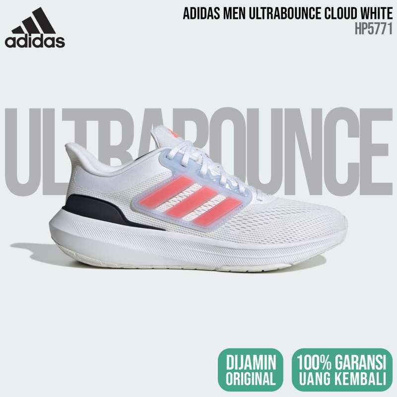 Promo adidas Ultrabounce [HP5771] Cloud White Men ORIGINAL RESMI BNIB ...