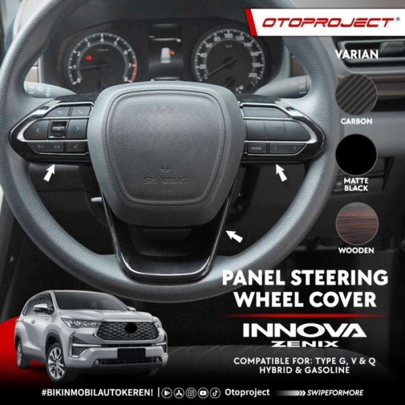 Promo Panel Steering Cover Toyota Innova Zenix Otoproject Diskon 23% di ...