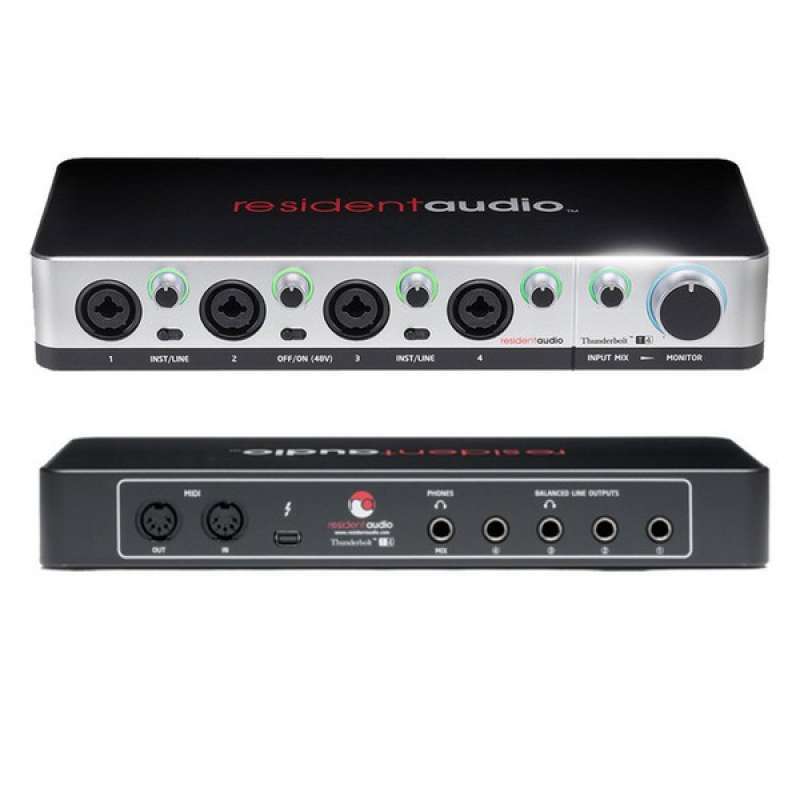 Promo Resident Audio T4 - Thunderbolt Audio Interface Diskon 23% Di ...