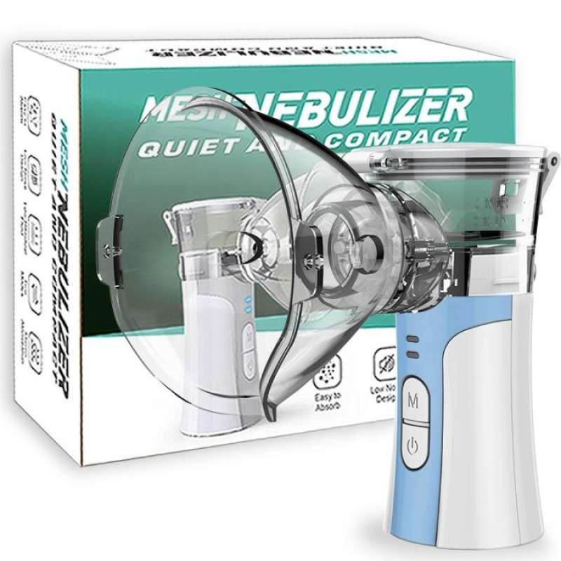 Promo Mesh Nebulizer Portable Alat Bantu Uap Asma Batuk Pilek Inhaler ...