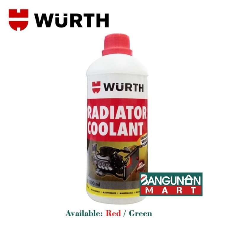 Jual Wurth Radiator Coolant Cairan Pembersih Mesin 1000 Ml Air Radiator ...