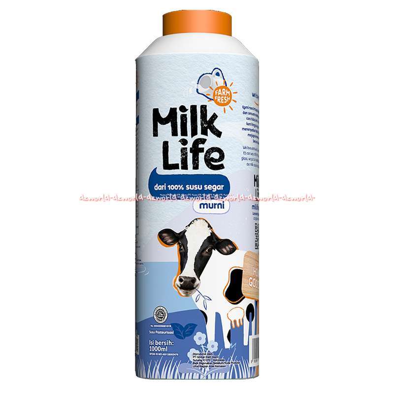 Jual Milk Life 1l Susu Segar Stroberi Pisang Murni Coklat Original ...