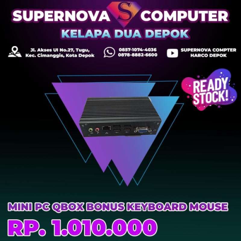 Promo Mini Pc Qbox Bonus Keyboard Mouse Diskon 33% Di Seller Alfira ...
