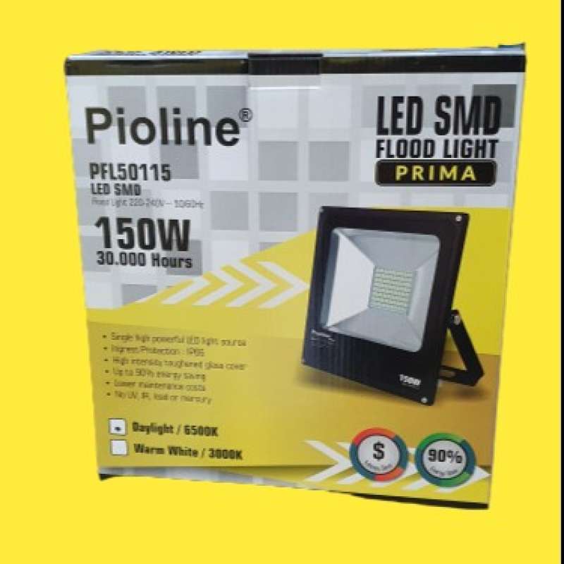Promo Lampu Sorot Led Flood Light Prima Pioline 150 Watt Diskon 23% Di ...