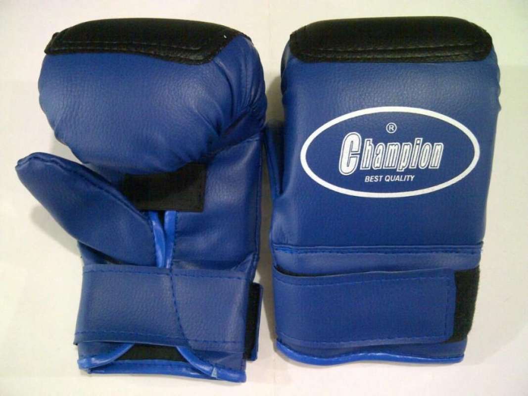 Jual Boxing Glove / Sarung Tinju Sansak Bahan Pu - Biru Di Seller ...