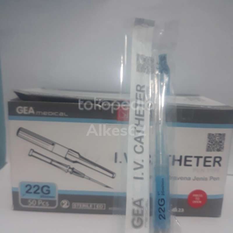 Promo Abocath Catheter Aboket Kateter Gea Jarum Infus 18 20 22 24 26 ...
