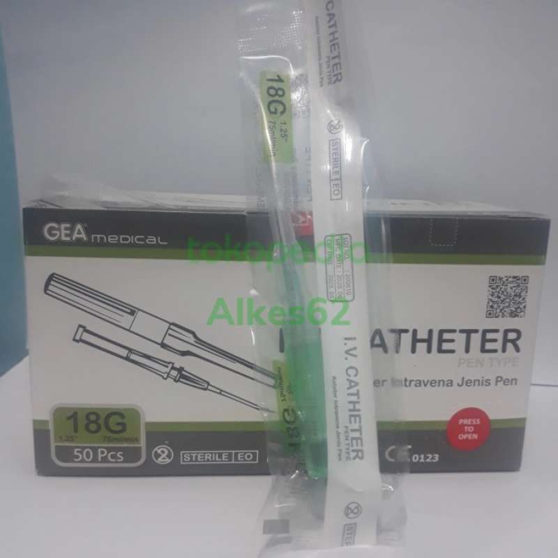 Promo Abocath Catheter Aboket Kateter Gea Jarum Infus 18 20 22 24 26 ...