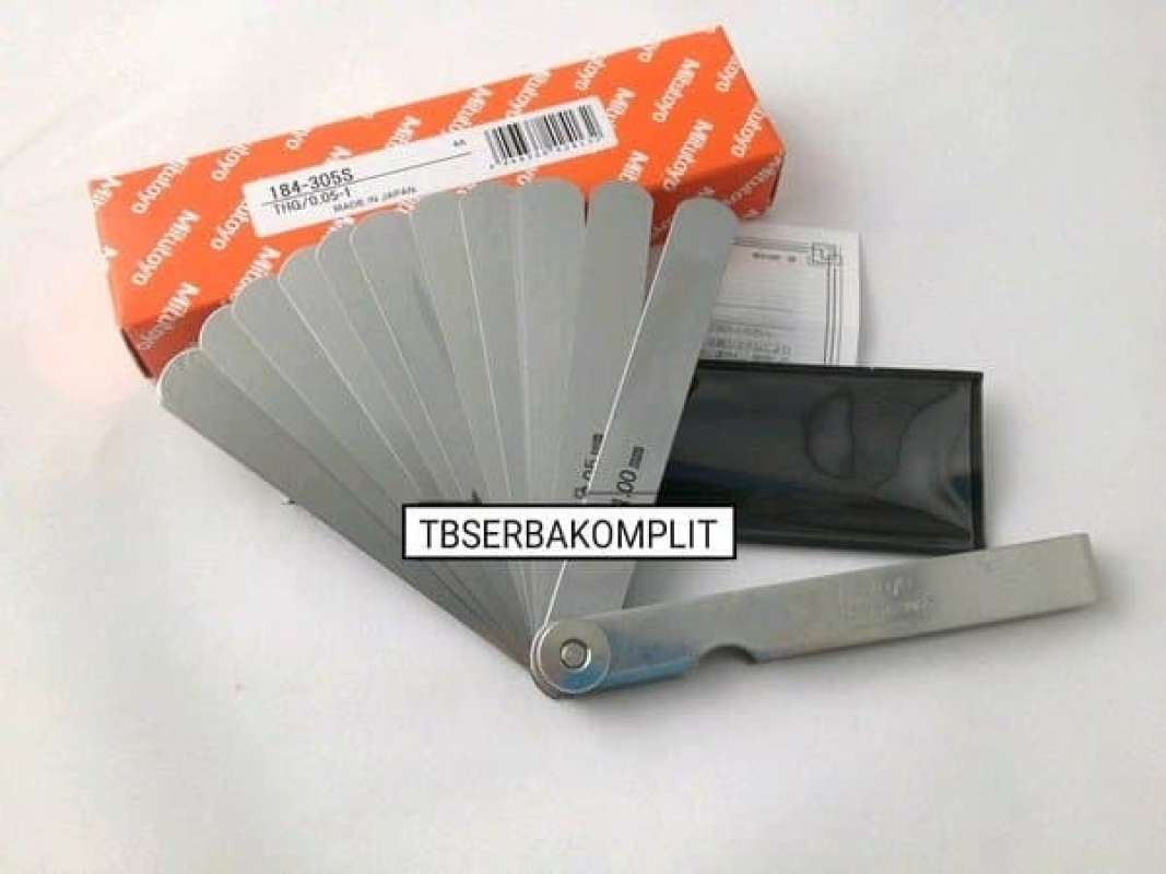 Promo Mitutoyo 184-305s Thickness Feeler Gage 0.05mm to 1mm Gauge 184 ... Promo Mitutoyo 184-305s Thickness Feeler Gage 0.05mm to 1mm Gauge 184 ...