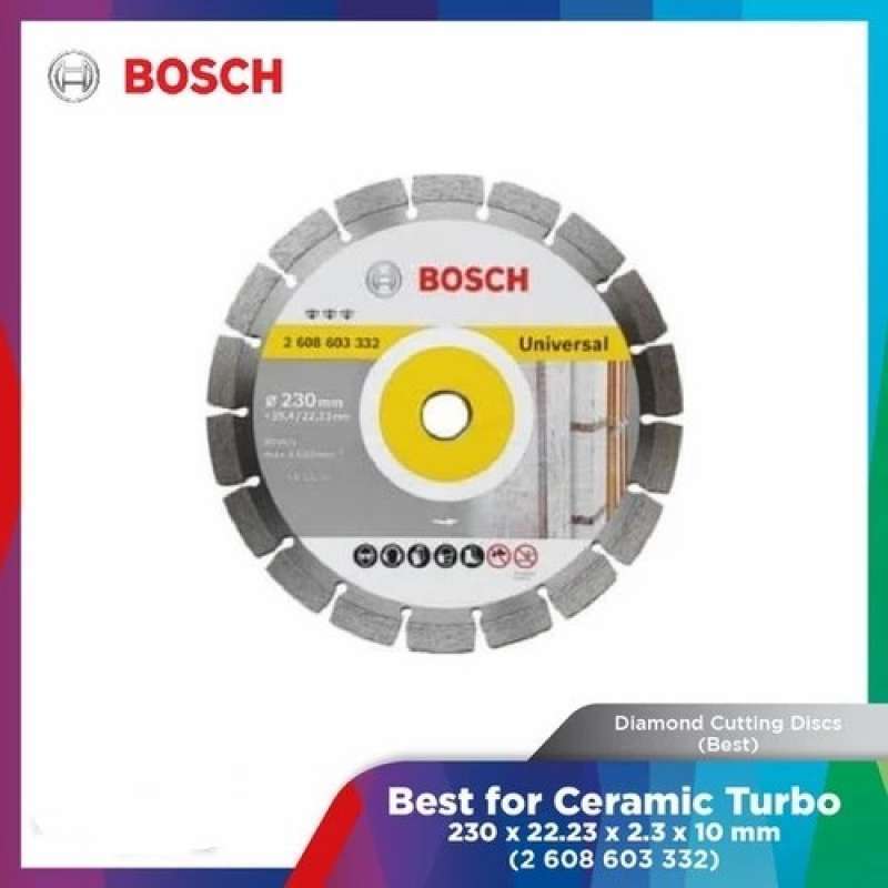 Promo Bosch Diamond Cutting Disc Mata Potong Beton / Keramik 9 Inch ...