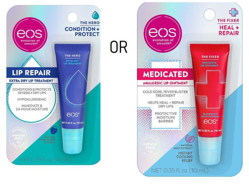 Promo eos The Hero Lip Repair Extra Dry Lip Treatment 24HR Moisture ...