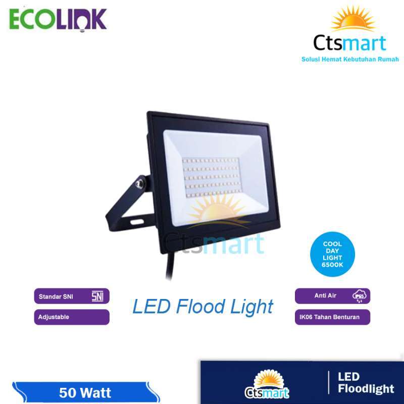Jual Lampu Sorot Led Floodlight Watt W Watt Ecolink Putih Di Seller Ctsmart