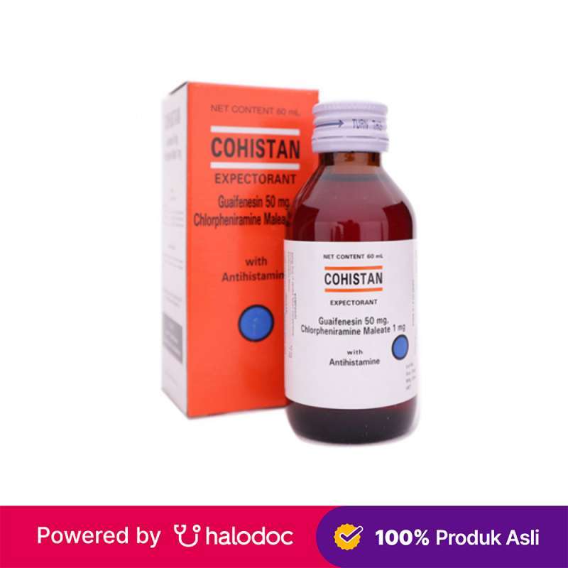 Jual Cohistan Expectorant Sirup 60 Ml Di Seller Apotek Halomedika ...