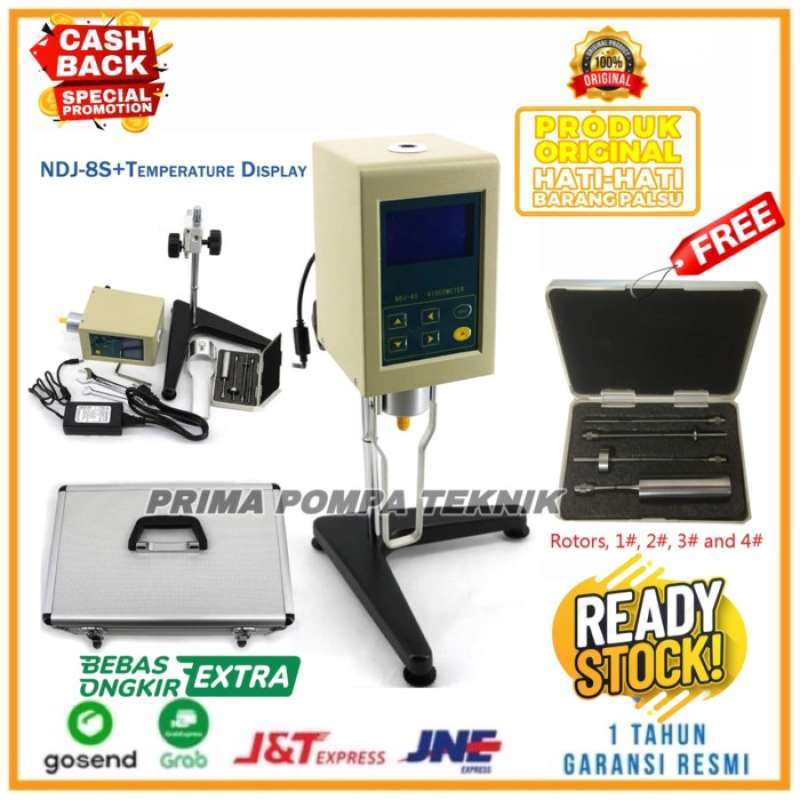 Promo Viscometer NDJ8S Viskometer NDJ-8S Visco Meter NDJ 8S Ukur Kekentalan Diskon 23% di Seller ...