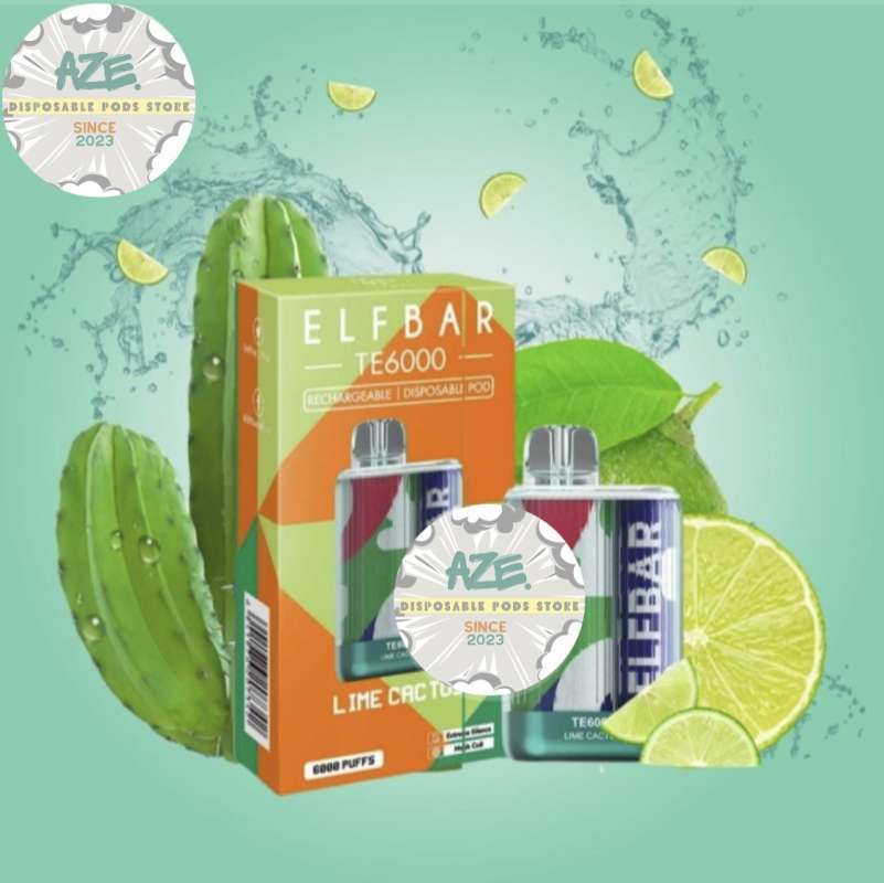 Promo Elfbar Te6000 Puffs - Lime Cactus Elf Bar Te 6000 Puffs Diskon 2% ...