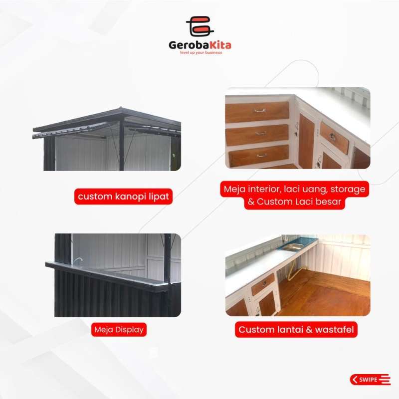 Jual Booth Container 300x200xw210 Di Seller Gerobakita - Solodiran, Kab ...