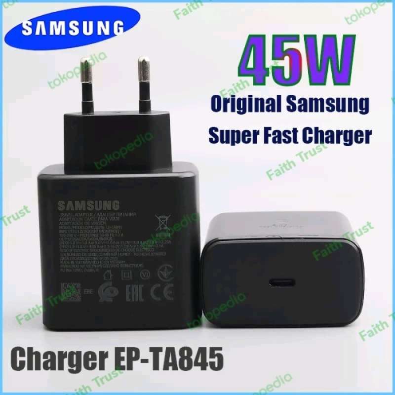 Jual Charger Samsung Original S22 Ultra Note 10 20 Super Fast Charging 45W di Seller PakDiduk ...