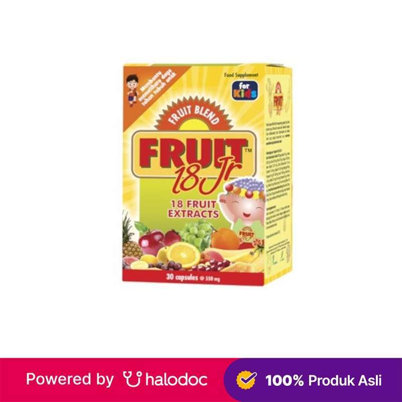 Jual Fruit 18 Junior 30 Kapsul Di Seller Apotik Adapotek Renon ...