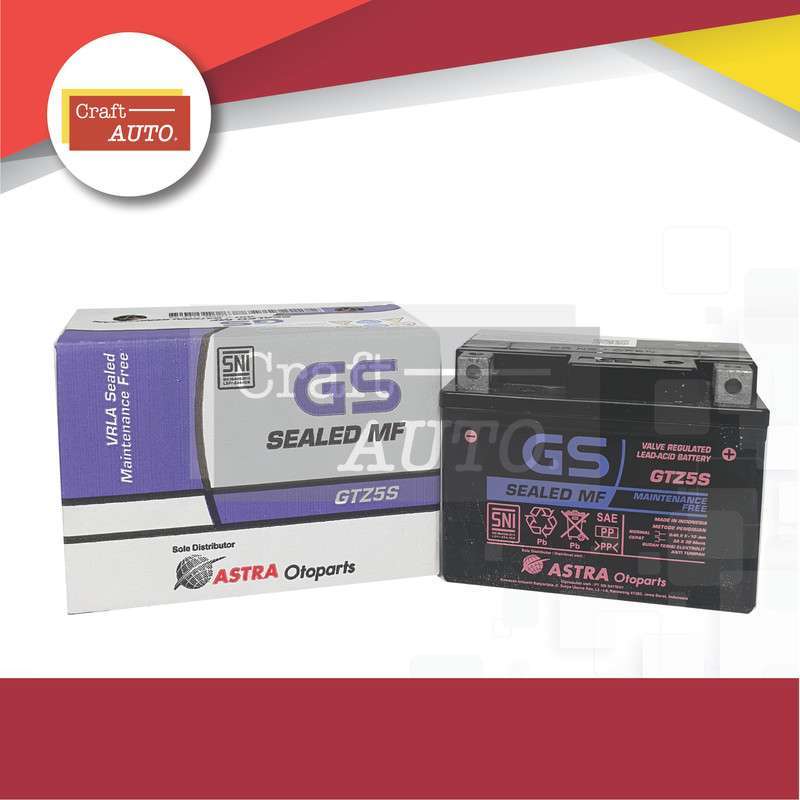 Jual Aki Motor Yamaha R15 Gs Astra Gtz5s Di Seller Craft Auto - Craft ...