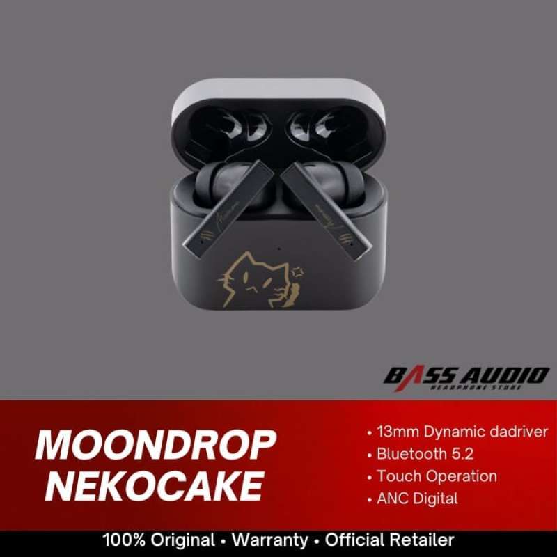 Jual Moondrop Nekocake Kuroneko Bluetooth 5.2 ANC True Wireless TWS ...