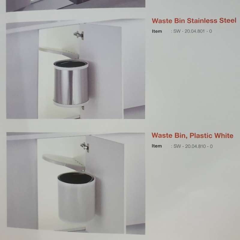 Promo Tong Tempat Sampah Plastik Vitco Waste Bin Plastic Diskon 23% Di ...