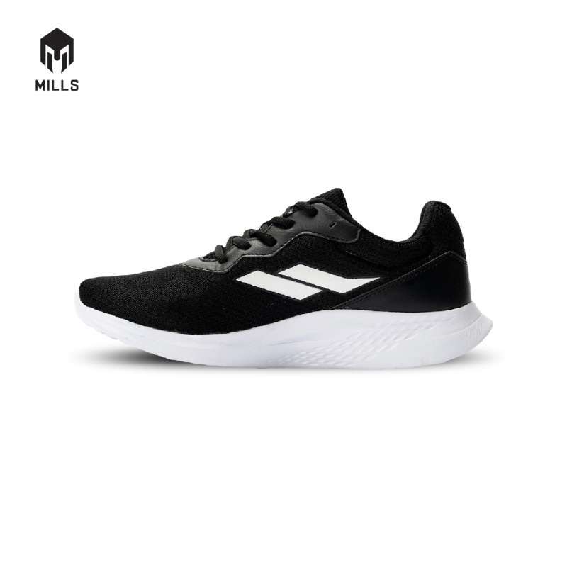 Jual Mills Sepatu Lari Running Shoes Specter Black / White 9101406 - 39 ...
