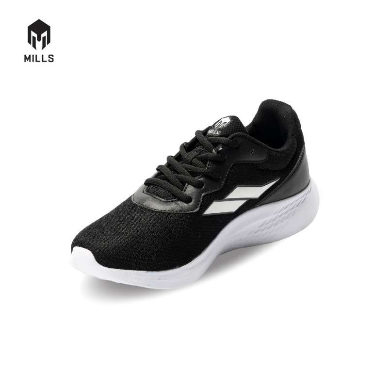 Jual Mills Sepatu Lari Running Shoes Specter Black / White 9101406 - 44 ...