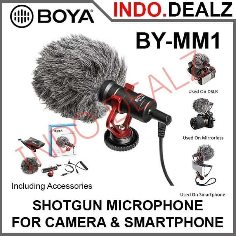 Promo Mic BOYA Microphone Shotgun Vlogger Youtuber Diskon 33% di Seller ...