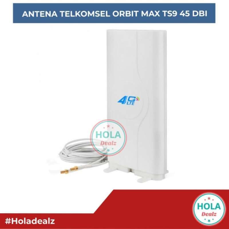 Promo ANTENA TELKOMSEL ORBIT MAX HUAWEI B818 EKSTERNAL 4G LTE 45DBI ORIGINAL Diskon 33% di ...