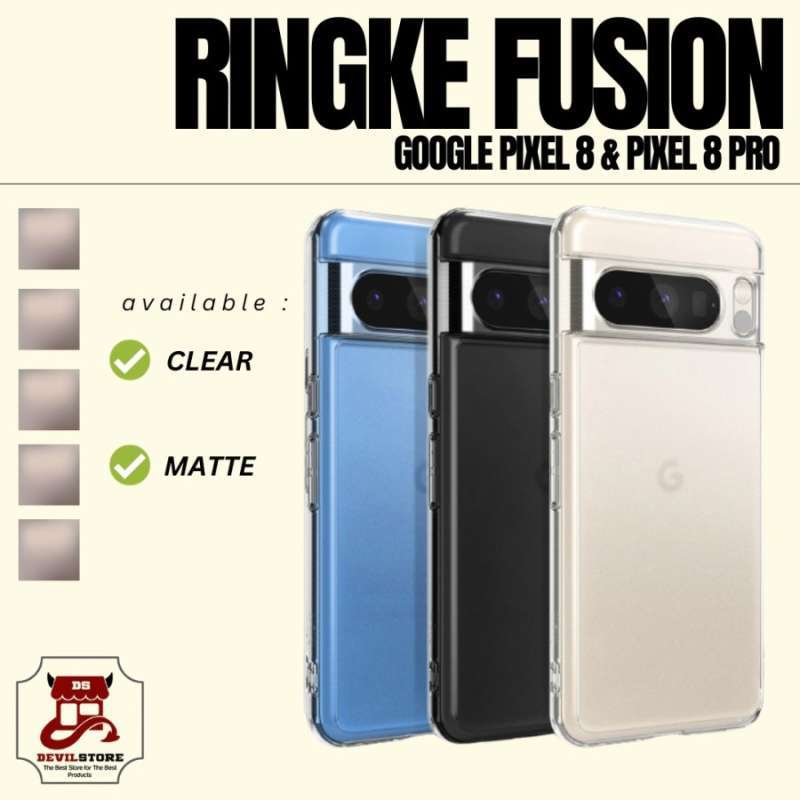 Jual Ringke Fusion Case Google Pixel 8 Pro Casing Pixel 8 Casing Hybrid - Pixel 8 Pro Clear di ...