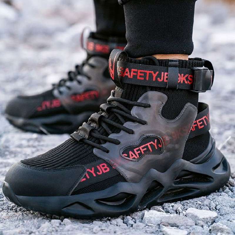 Jual Mivaso Profesional Tracking Sepatu Safety Boots Tinggi Pria ...