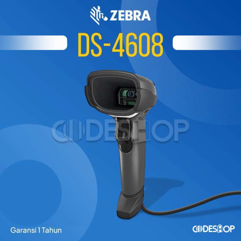 Jual Barcode Scanner Zebra Ds4608 2d Qr Code Autoscan Efaktur Ps2 Ds ...