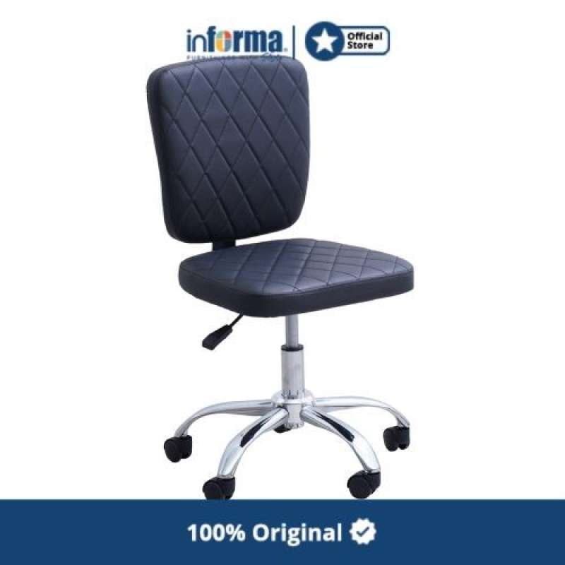 Promo Informa Ziamon Kursi Kantor Sandaran Rendah - Hitam Diskon 33% Di ...