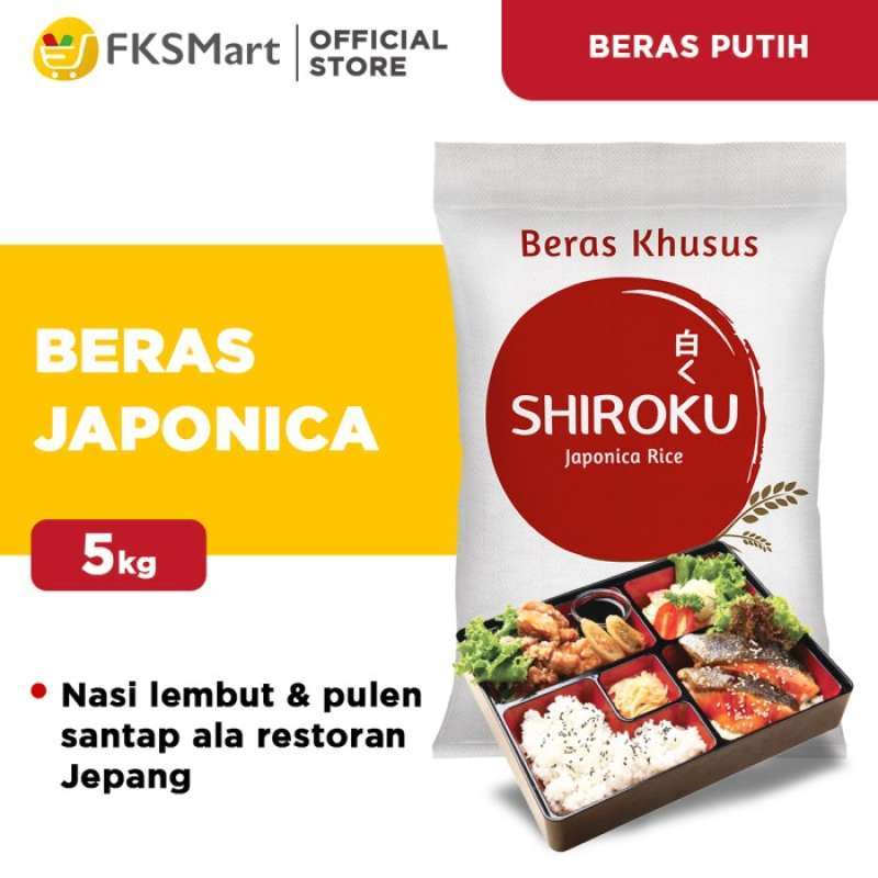 Promo Shiroku Beras Japonica 5 Kg Diskon 20% Di Seller Fksmart Official ...