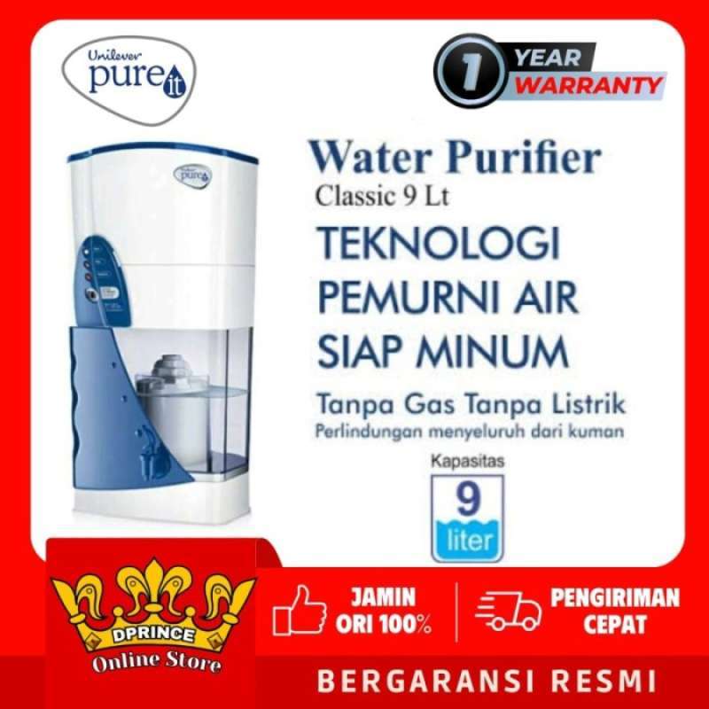 Promo Unilever Pure It Dispenser Air Classic Blue - 9L Diskon 33% di ...