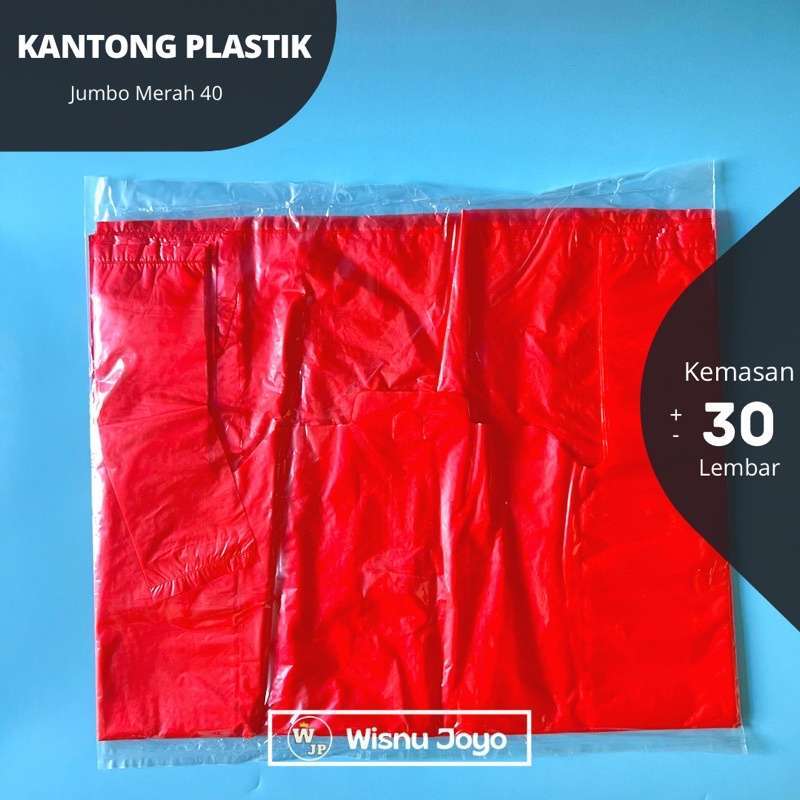 Promo Kantong Plastik Jumbo Sampah / Kantong Plastik Merah Jumbo Ukuran ...