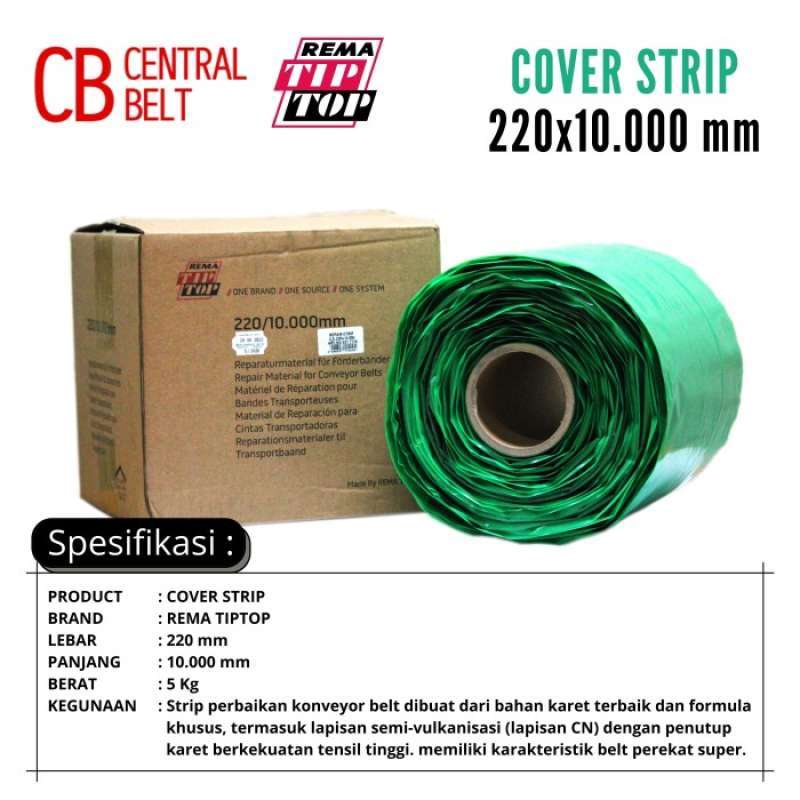 Promo Cover Strip - Repair Belt Conveyor 220 Mm X 10.000 Mm Rema Tip ...