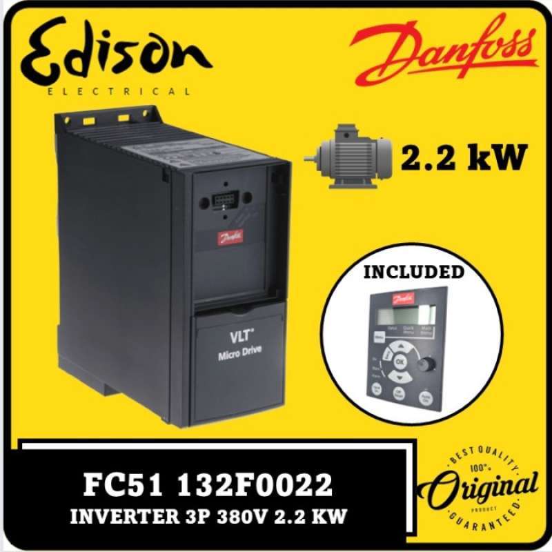 Promo DANFOSS 3P 3-Phase Inverter VLT Microdrive FC51 FC-51 2.2 ...