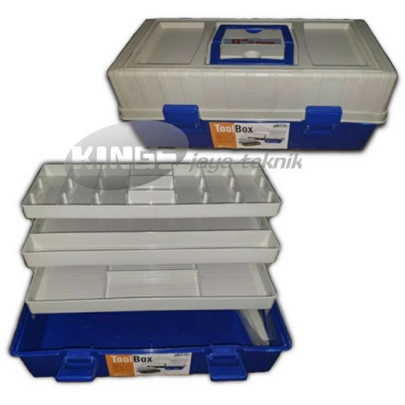 Promo Kjt- Tool Box Plastik 3 Susun Taiwan Diskon 23% Di Seller Cv ...