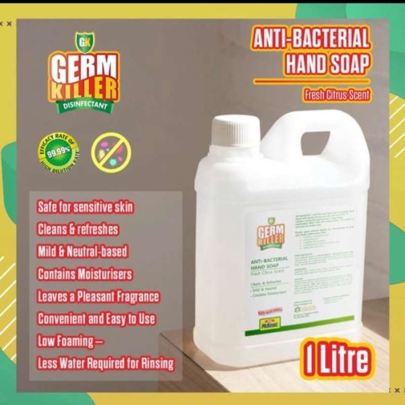 Promo Germ Killer Soap / Sabun Cuci Tangan Antibakteri 1Liter Diskon 23 ...