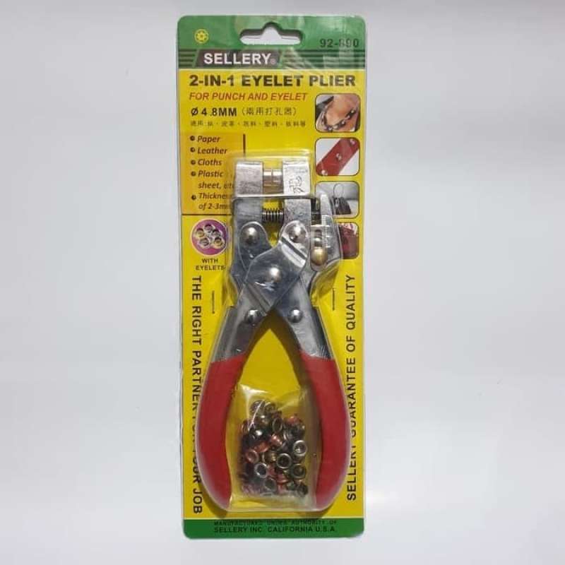 Promo Tang / pasang mata ayam /eyelet 5mm 2-in-1 sellery HQ Diskon 23% ...