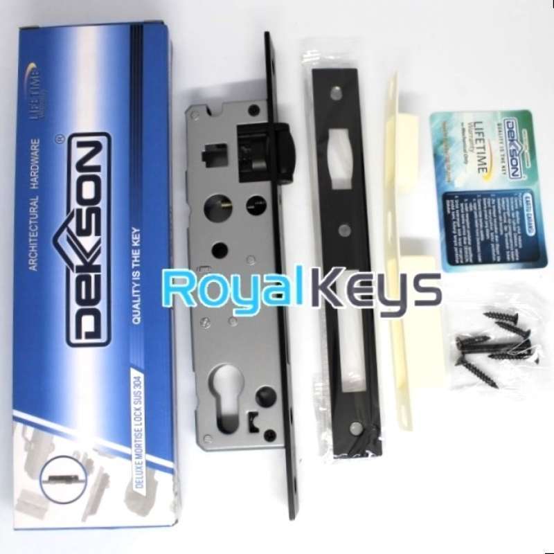 Promo Mortise Lock Dekson Dekkson MTS RL DL 84030 Hitam Body Kunci ...