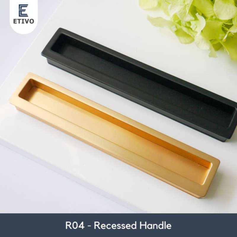Promo R04 Recessed Handle| Tarikan Laci Tanam | Gagang Lemari Flush Modern Diskon 23% Di Seller ...