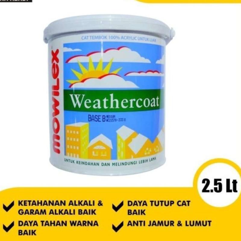 Promo CAT TEMBOK MOWILEX WEATHERCOAT 2.5 LITER Diskon 23% di Seller CV ... Promo CAT TEMBOK MOWILEX WEATHERCOAT 2.5 LITER Diskon 23% di Seller CV ...