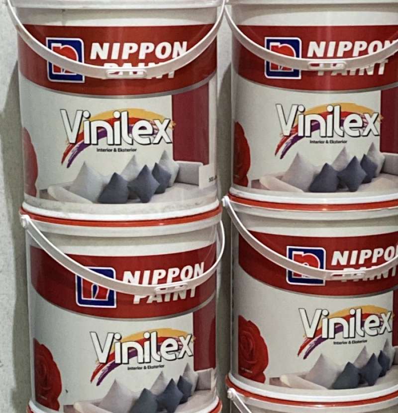 Promo Vinilex 300 Cat Tembok by Nippon Paint 5kg (Putih) Diskon 23% di ...