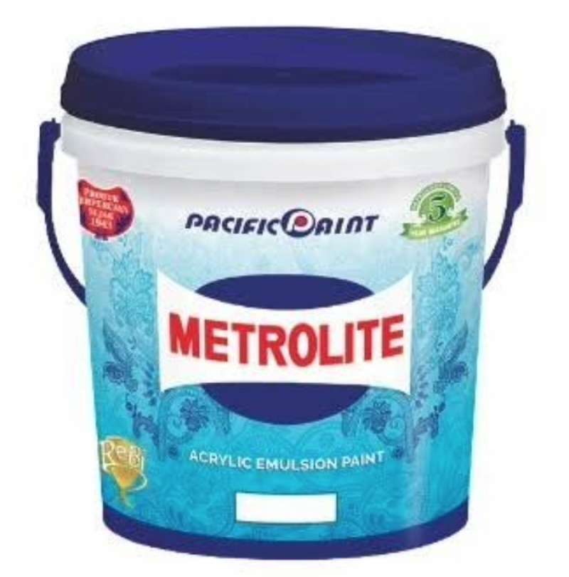 Promo CAT TEMBOK METROLITE 000 PUTIH KEBIRUAN 3 Liter - PUTIH 000 (3kg ...