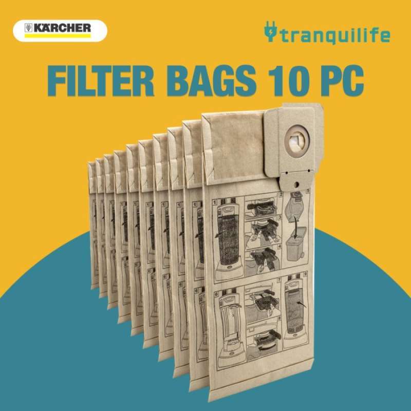 Promo Karcher Paper Filter Bags Kantong Debu Sampah Vacuum Diskon 23% ...