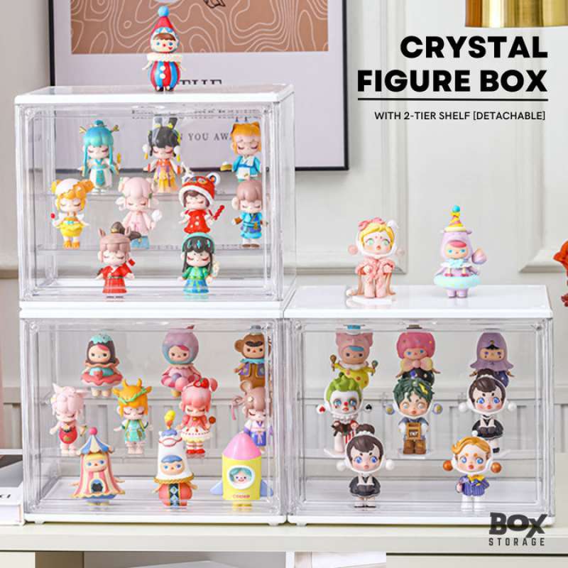 Promo ã€ŒCRYSTALã€ Action Figure Box Display Box Full Acrylic Pop Mart ...
