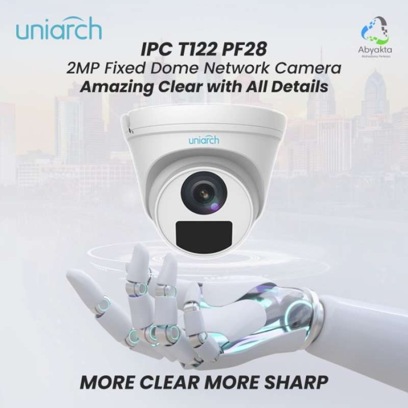 Promo Uniarch Ipc-t112-pf28 2mp Fixed Turet Ip Camera Cctv Diskon 23% ...