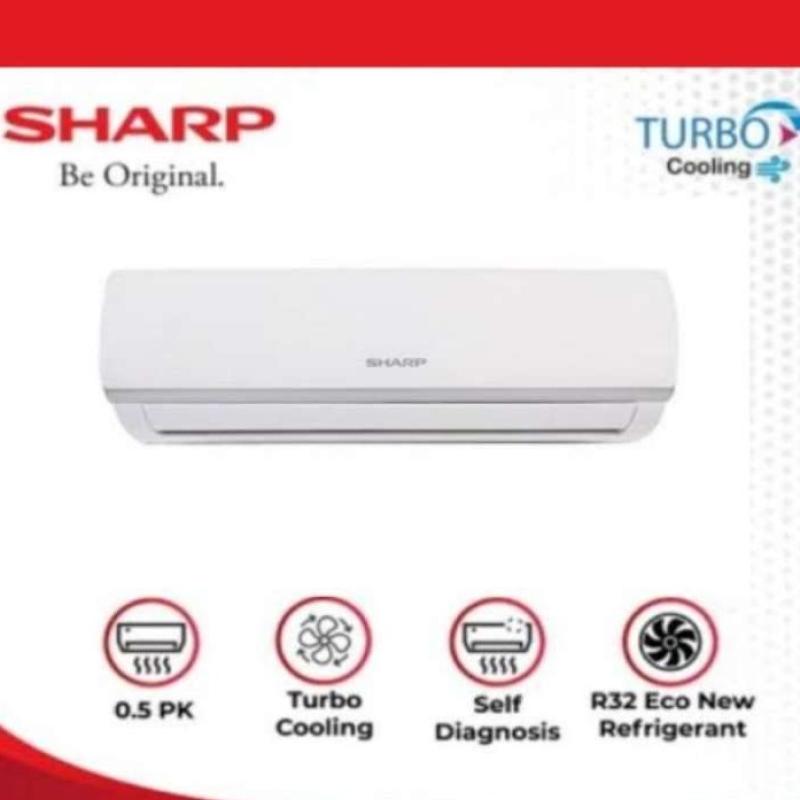 Promo AC SHARP AH-A 05ZCYN 1/2 PK R32 INDOOR+OUTDOOR UNIT ONLY Diskon ...